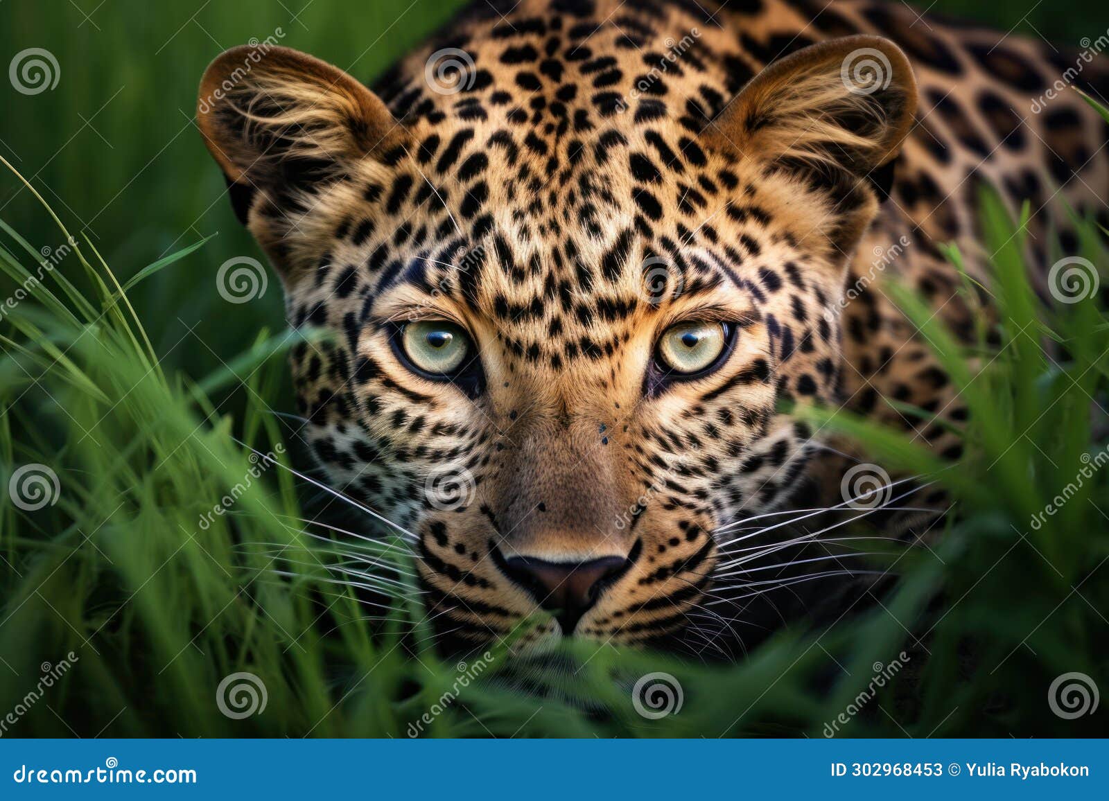 Agile Leopard Field Grass Animal. Generate Ai Stock Illustration ... Agile Leopard Field Grass Animal. Generate Ai Stock Illustration ...
