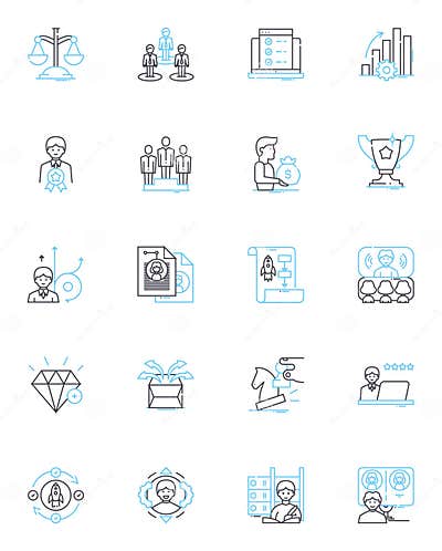 Agile Methodology Linear Icons Set. Scrum, Sprint, Agile, Kanban, Lean, Iterative, Incremental ...