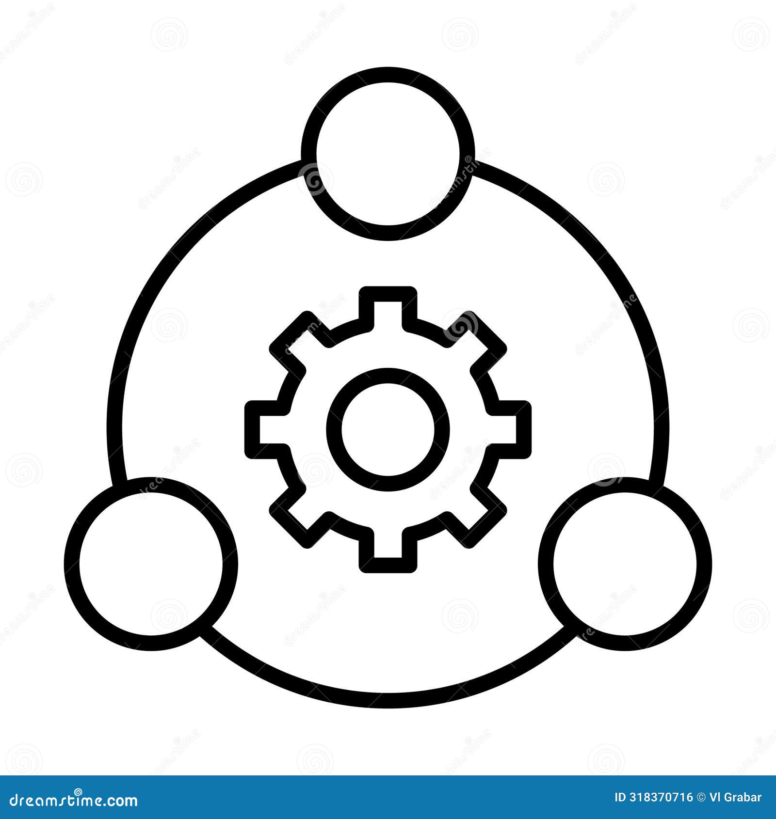 Agile Supply Chain Icon Vector. Agile Model Concept Icon. Stock Vector ...