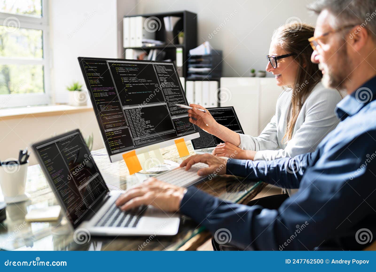 Agile Pair Programming and Extreme Coding Stock Photo - Image of mature ... Agile Pair Programming and Extreme Coding Stock Photo - Image of mature ...