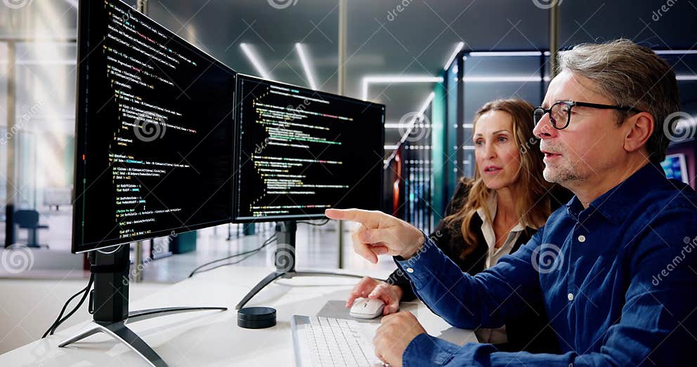 Agile Pair Programming And Extreme Coding Stock Image Image Of Computer Programming 311162749