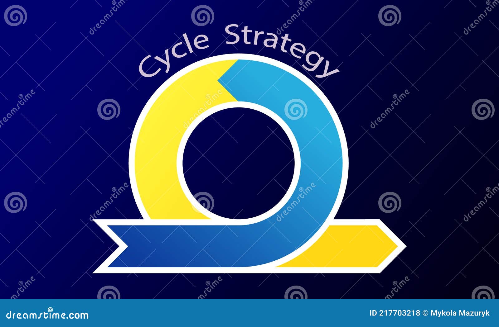Agile Process Color Diagram. Flexible Developing Process Logo Vector ...