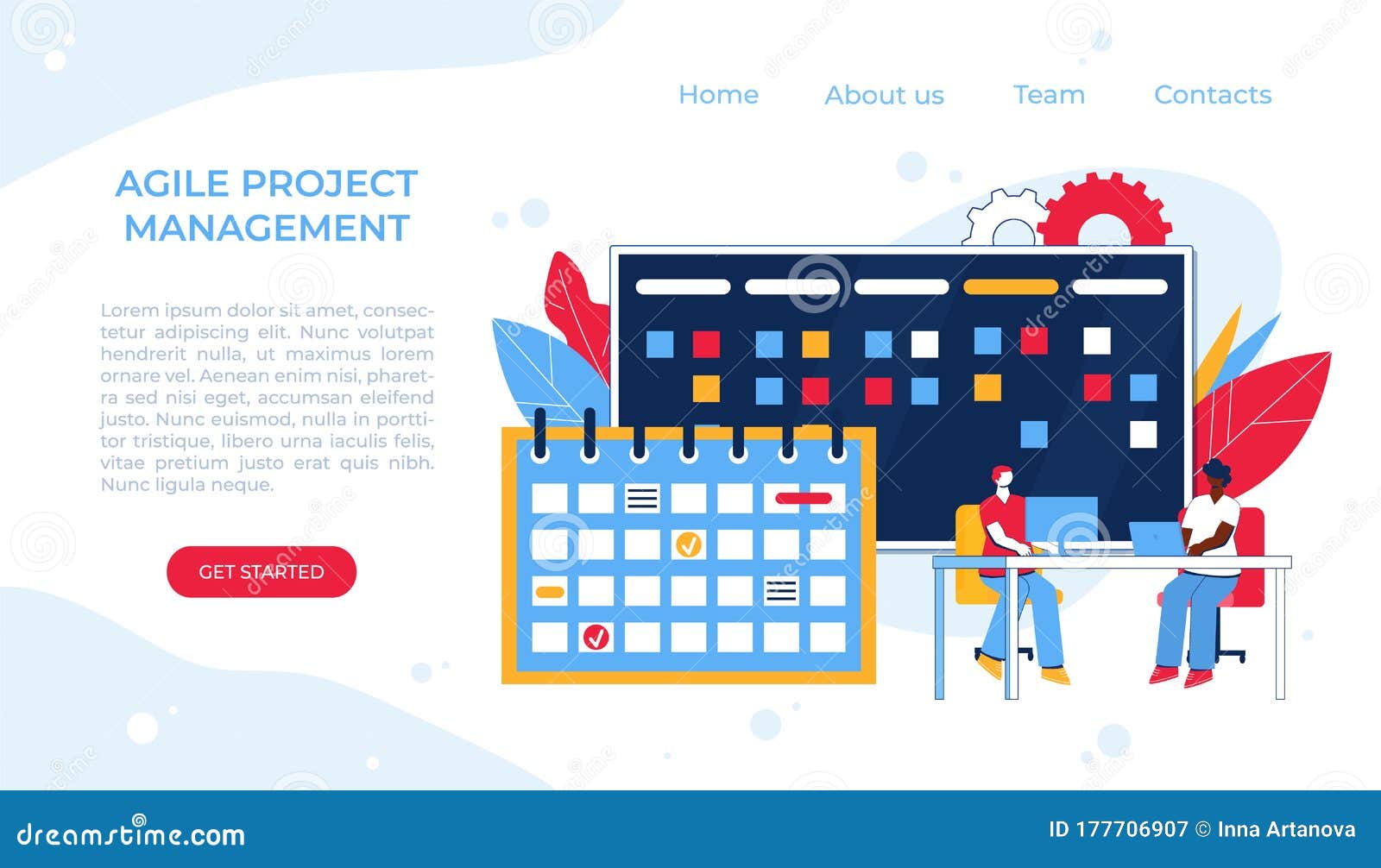 Agile Project Management. Communication, Teamwork, Business Process ...