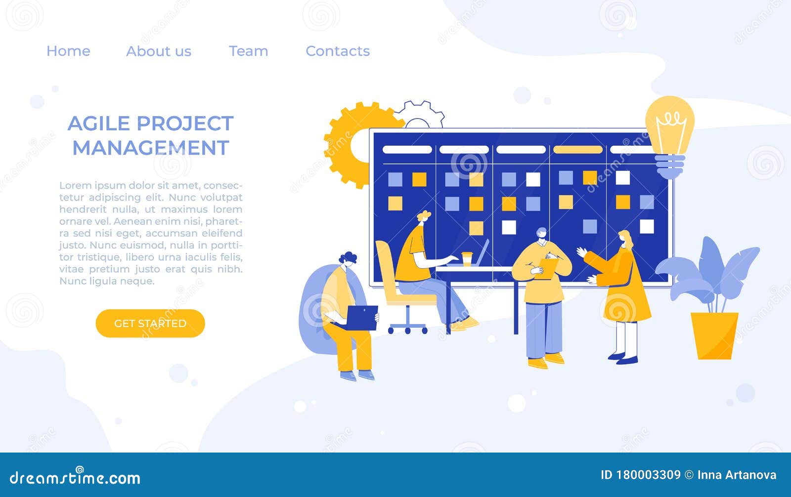 Agile Project Management. Communication, Teamwork, Business Process ...