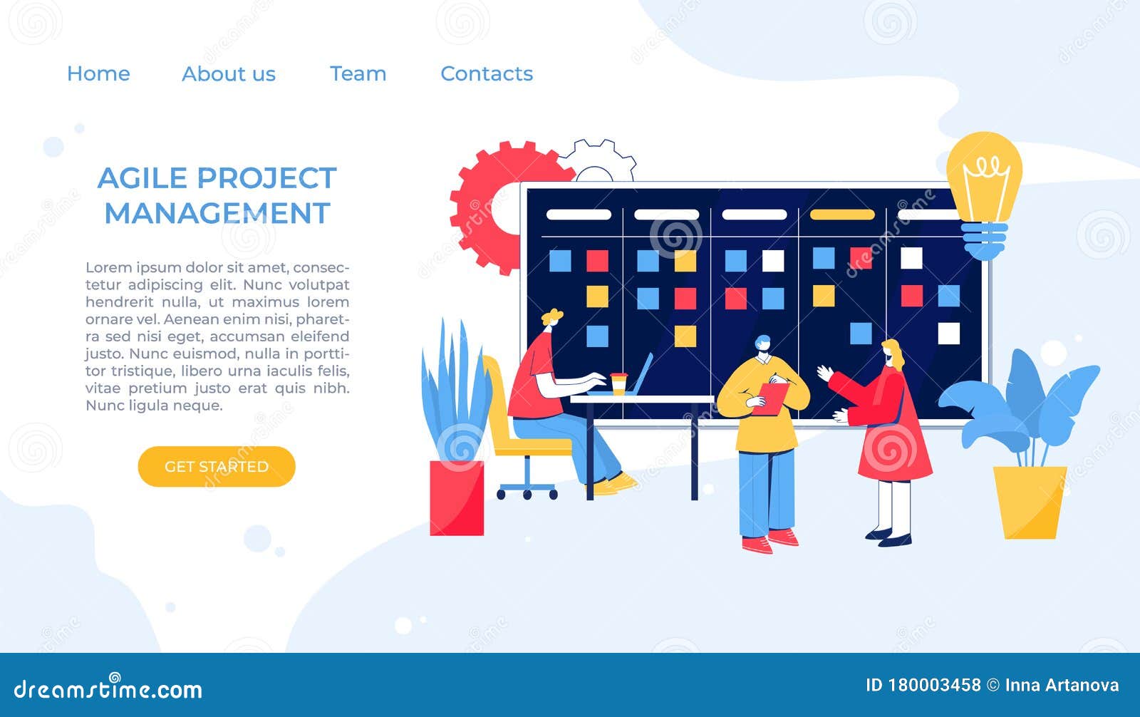 Agile Project Management. Communication, Teamwork, Business Process ...