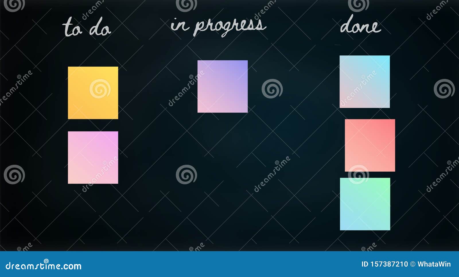 Agile Colorful Blocks Royalty-Free Stock Image | CartoonDealer.com ...