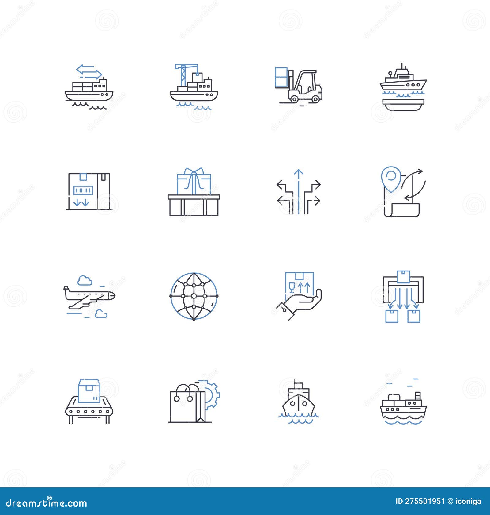 Agile Transporter Line Icons Collection. Efficiency, Speed, Innovation ... Agile Transporter Line Icons Collection. Efficiency, Speed, Innovation ...