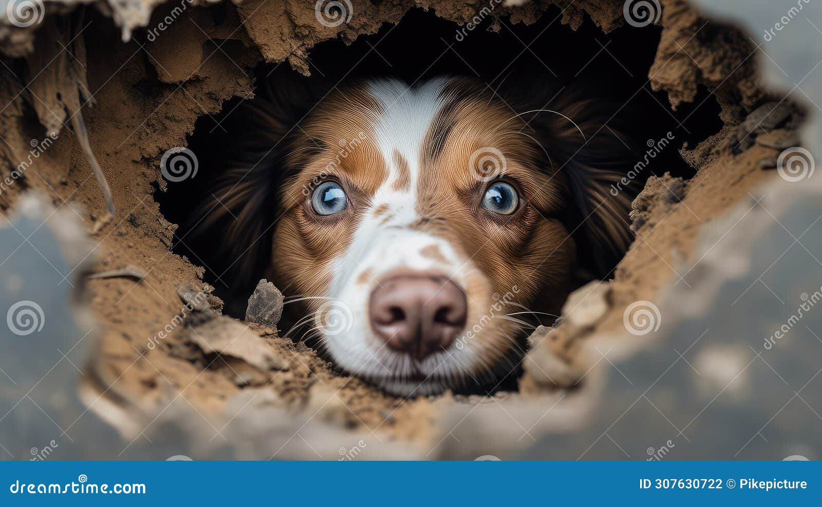 Agility dog through hole stock illustration. Illustration of exercise ...