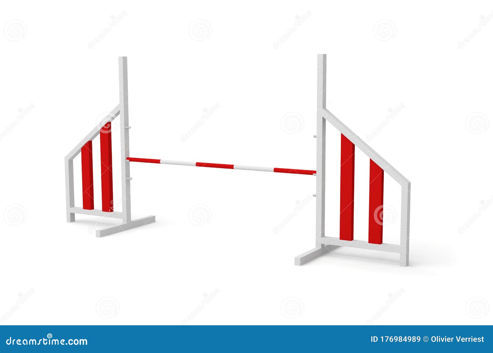 Agility Dog Jump Obstacle Training Stock Illustration - Illustration of ...