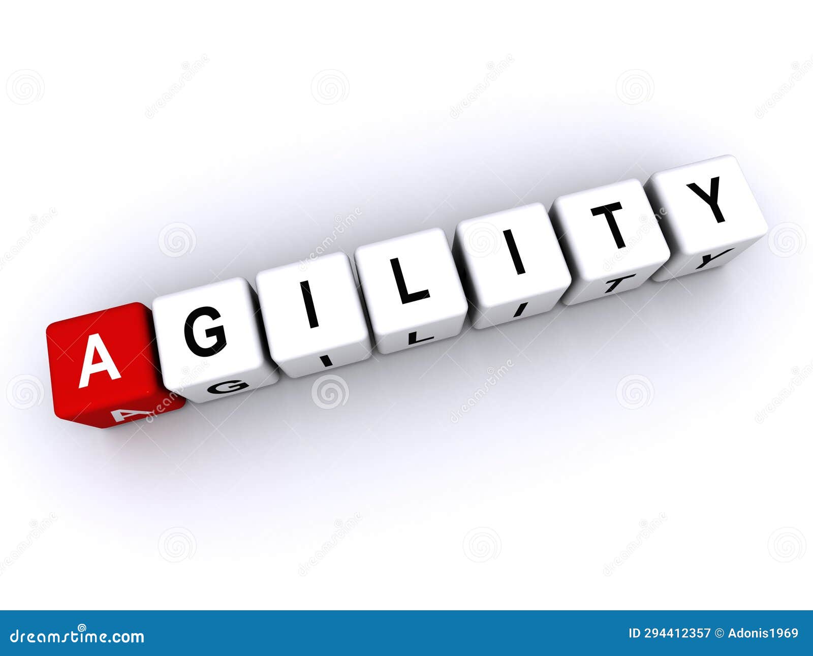 Agility Word Concepts Banner Cartoon Vector | CartoonDealer.com #178651823