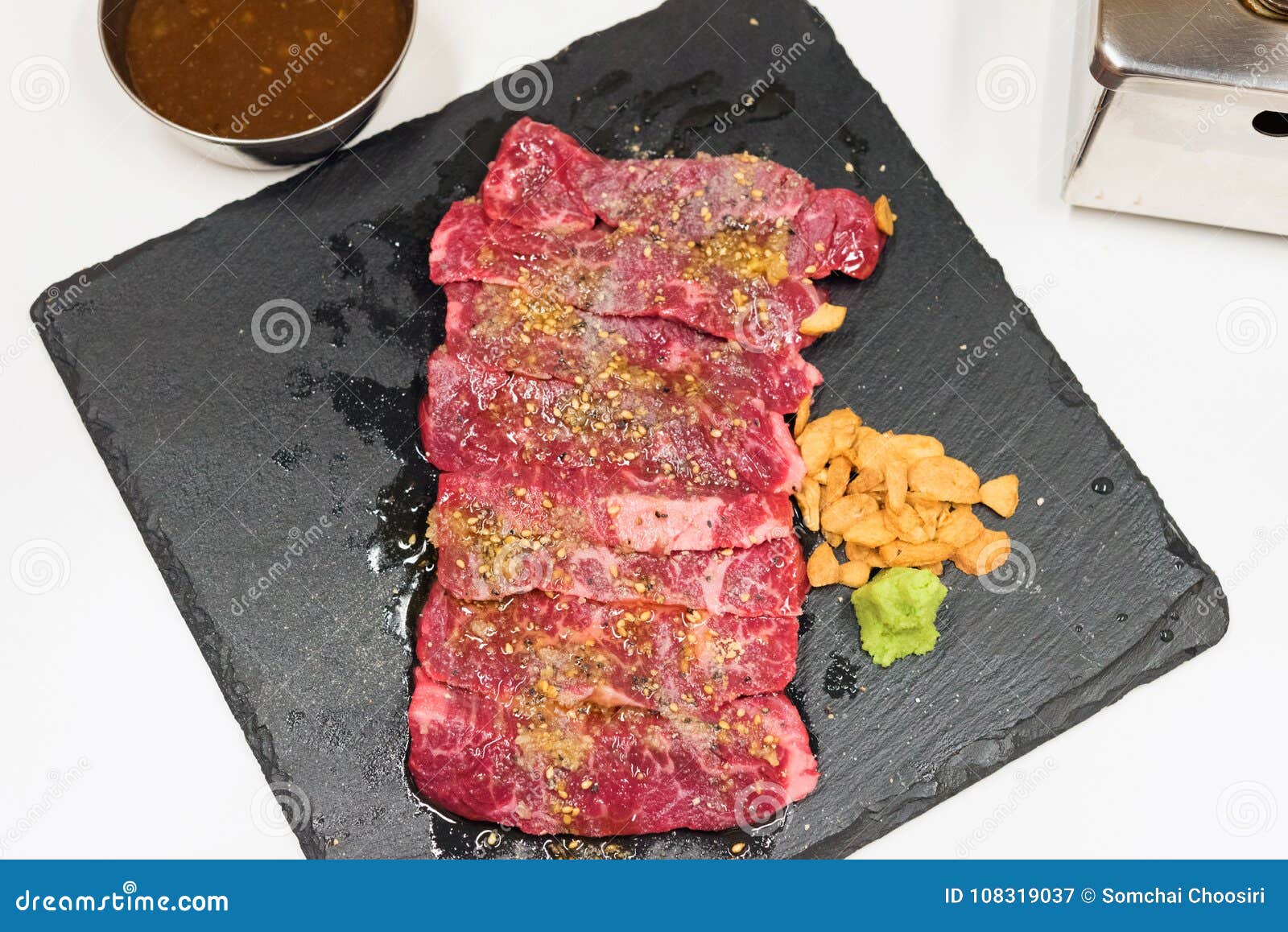 Raw beef ferment stock image. Image of food, macro, pepper - 108319037