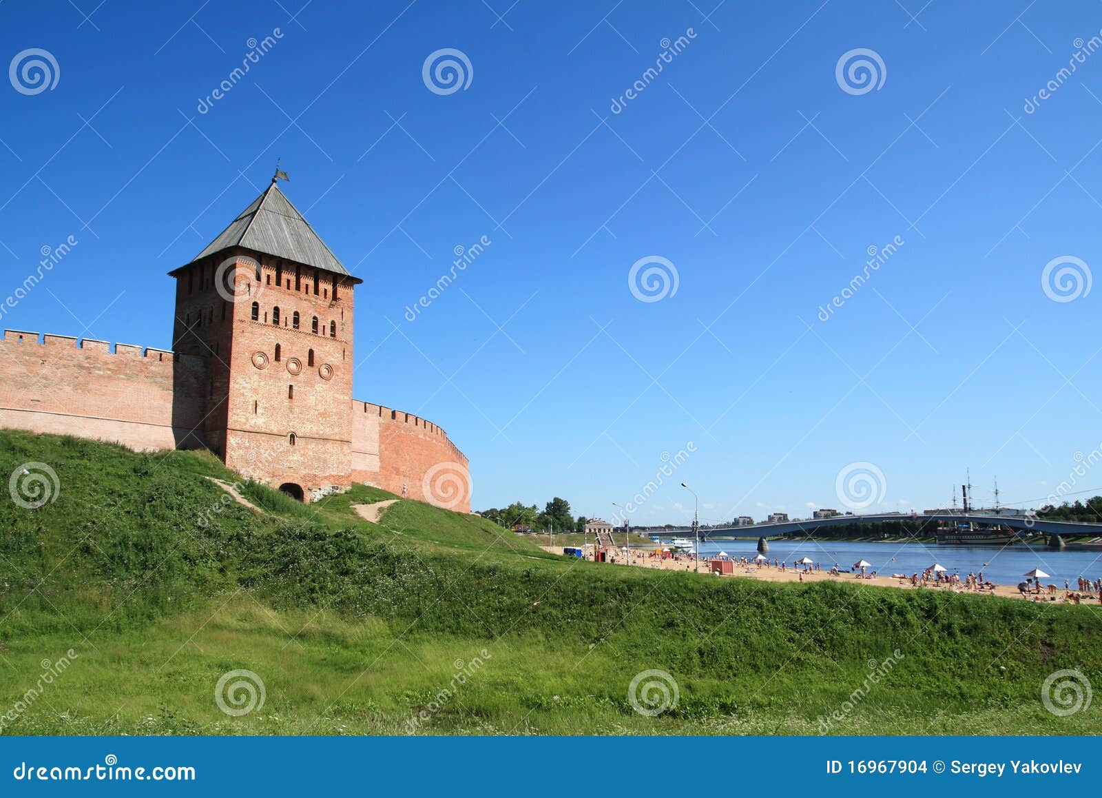 Aging brick fortress stock photo. Image of fortified - 16967904