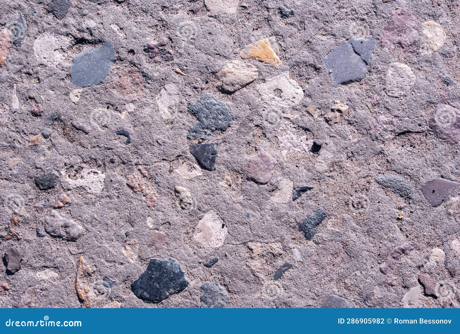 Aging Concrete Slab, Top View, Background, Texture Stock Photo - Image ...