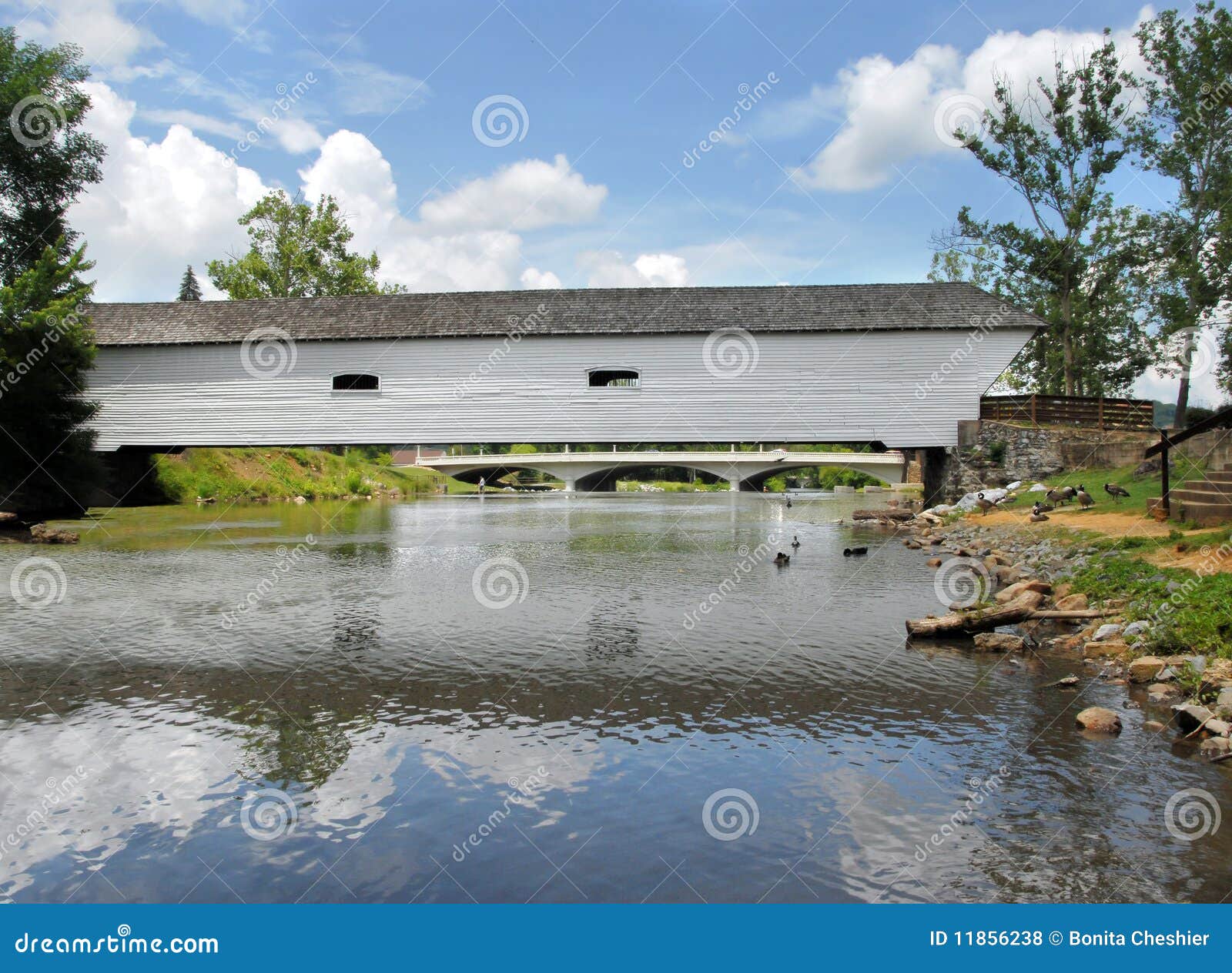 Aging Covered Bridges stock photo. Image of covered, windows - 11856238