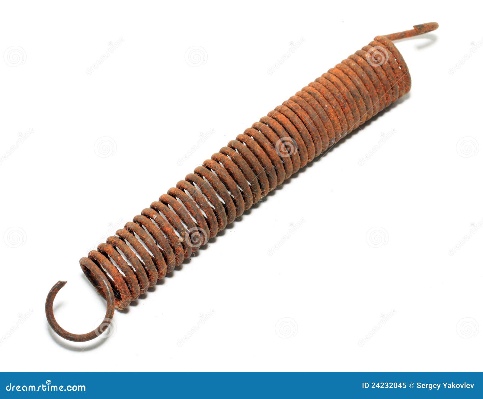 Aging rusty spring stock image. Image of energy, shiny - 24232045