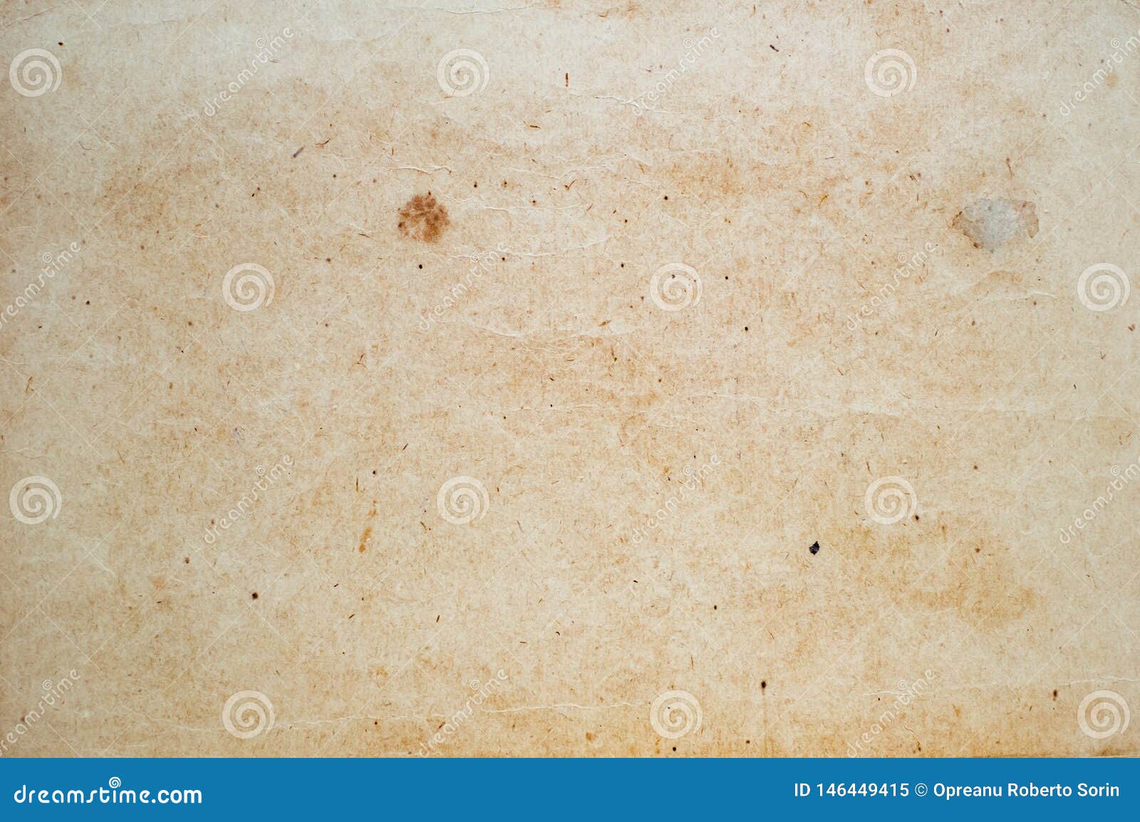 Aging, Worn Paper With Water Stains And Rough Edges Royalty-Free Stock ...