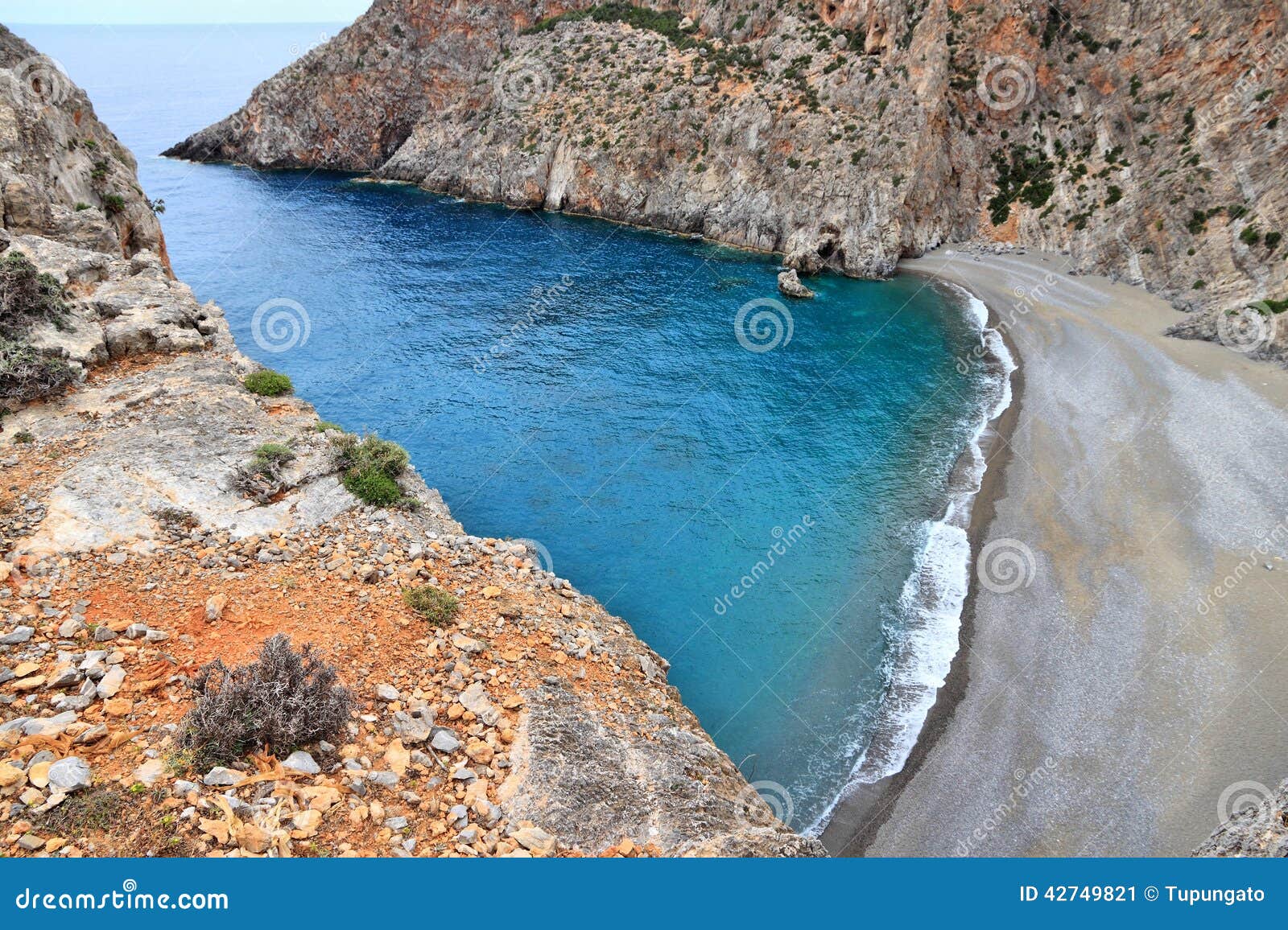 Agiofarago, Crete stock image. Image of nature, shingle - 42749821