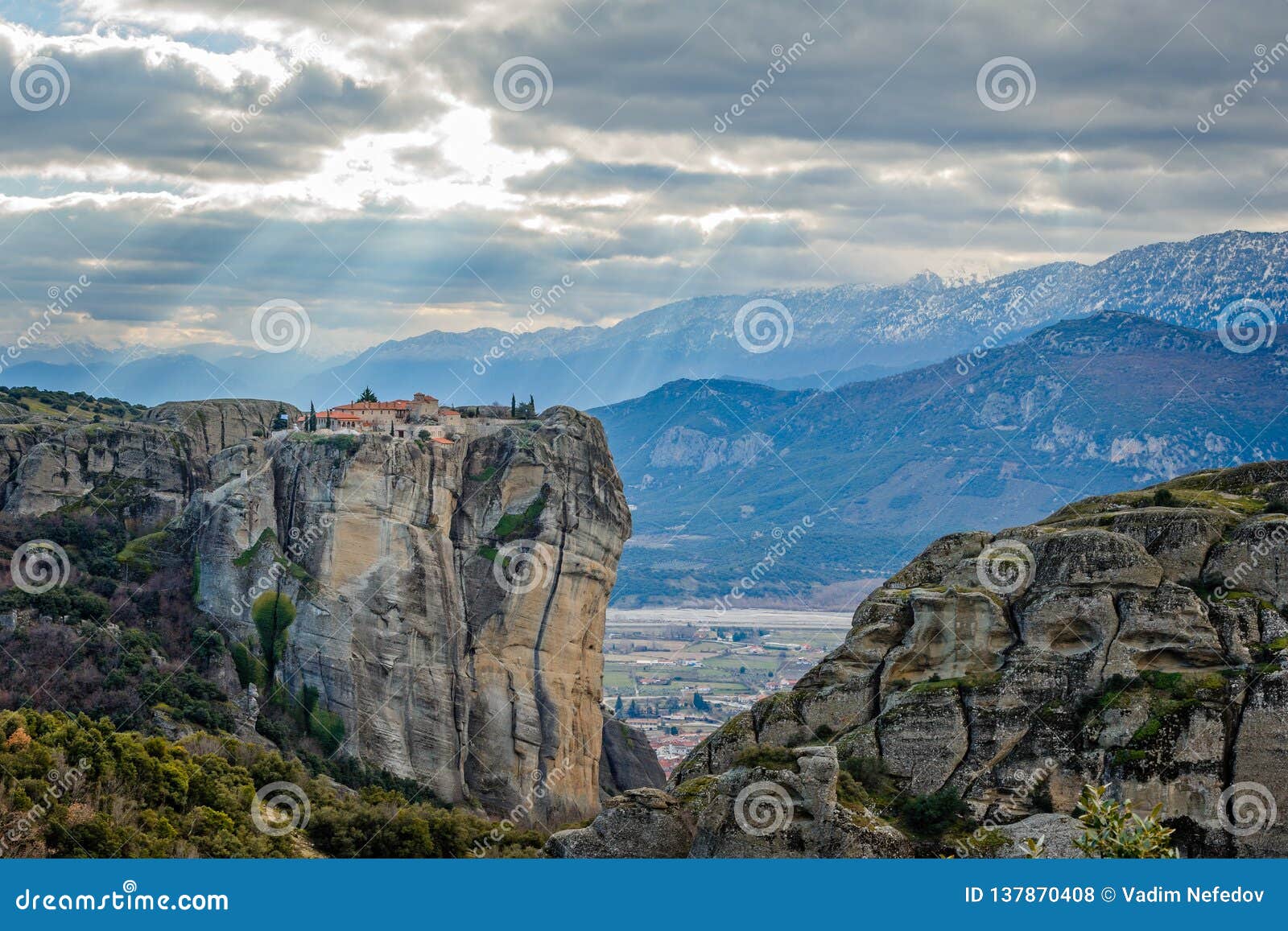 Agios Stephanos or Saint Stephen Monastery Situated on the Huge Rock ... Agios Stephanos or Saint Stephen Monastery Situated on the Huge Rock ...