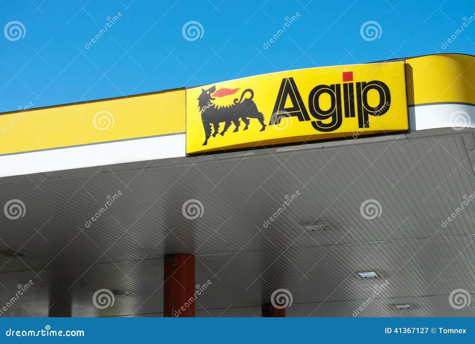 Agip redaktionelles stockfotografie. Bild von exemplar - 41367127