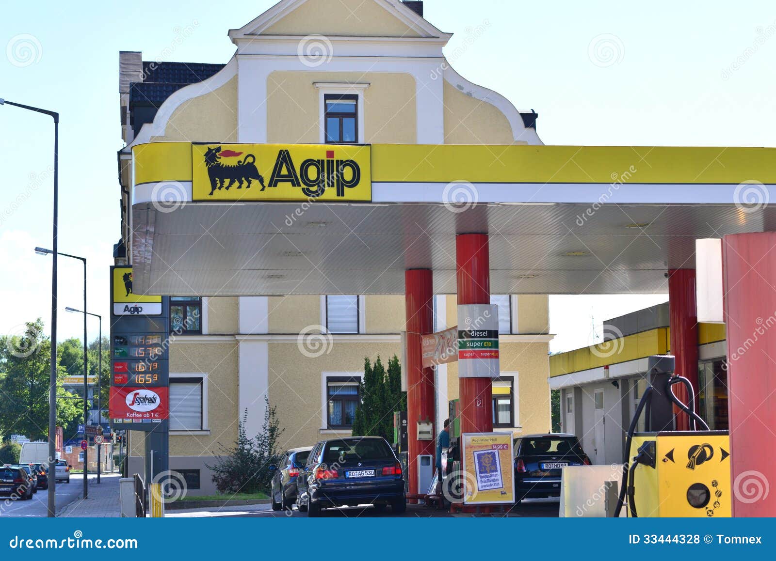 Agip editorial stock photo. Image of agip, station, petrol - 33444328