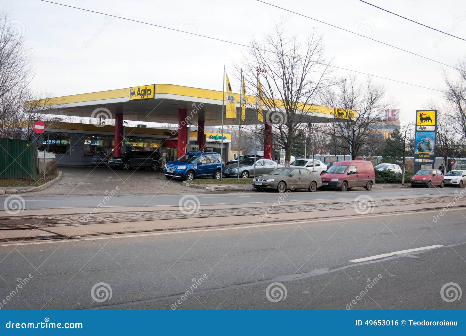 Agip gas station editorial photo. Image of corporation - 49653016
