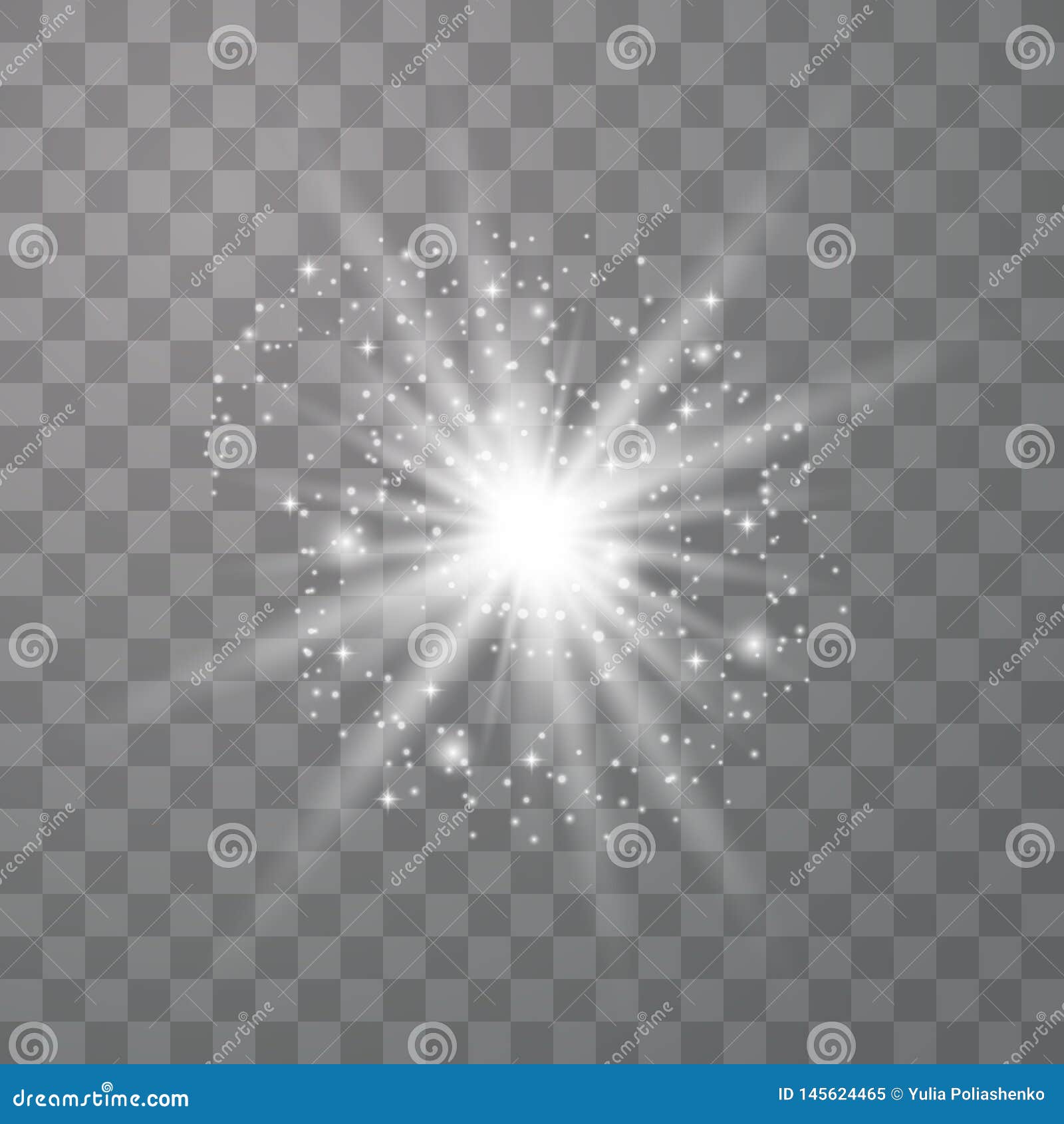 White Light Explosion Effect Stock Vector - Illustration of brilliant ...