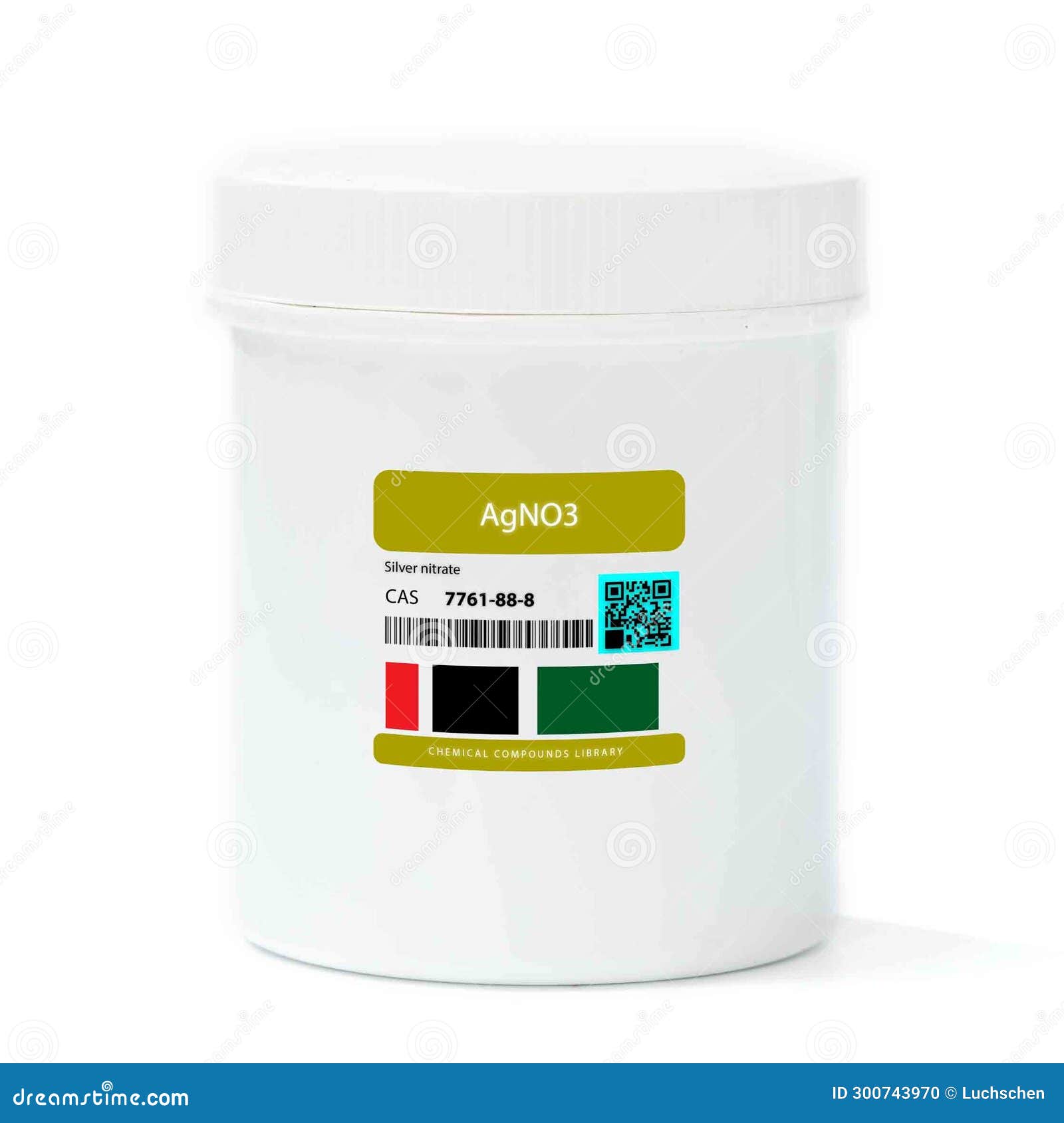 AgNO3 - Silver Nitrate stock photo. Image of label, solution - 300743970