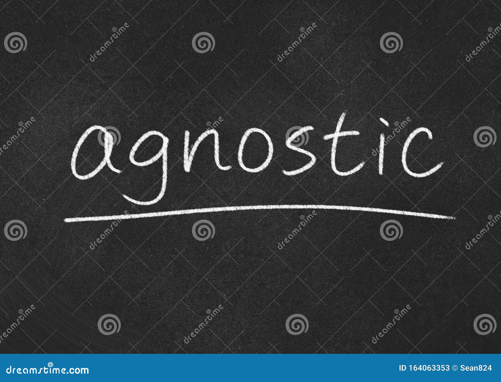 Text Agnostic Vs Atheist And Question Mark On Stained Color Background ...