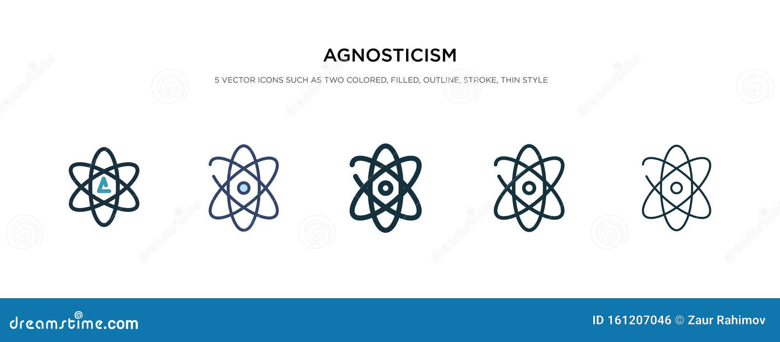 Agnosticism Vector Icon On White Background. Flat Vector Agnosticism ...