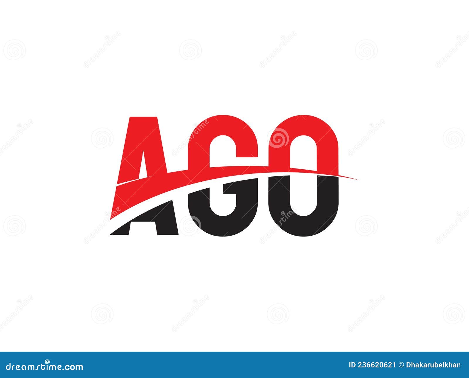 AGO Letter Initial Logo Design Vector Illustration Stock Vector ...