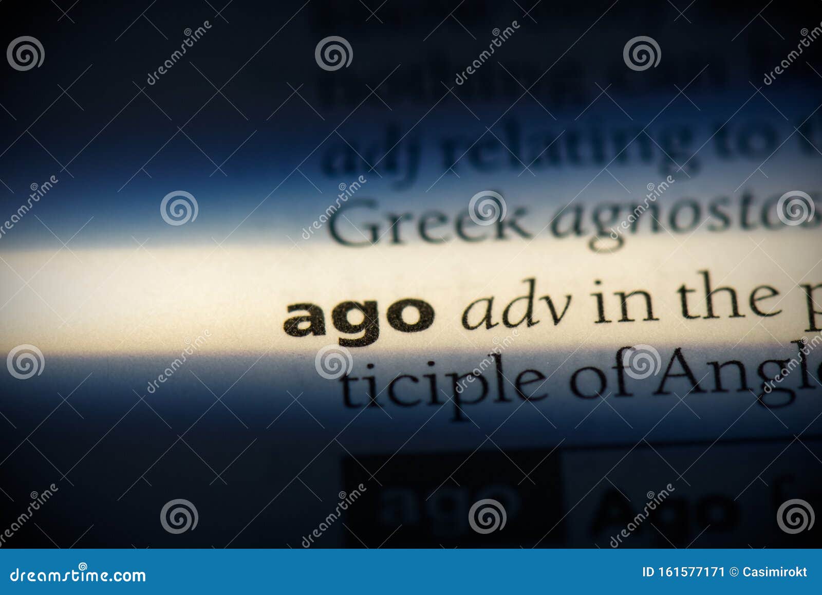 Ago stock image. Image of isolated, detail, paper, focus - 161577171