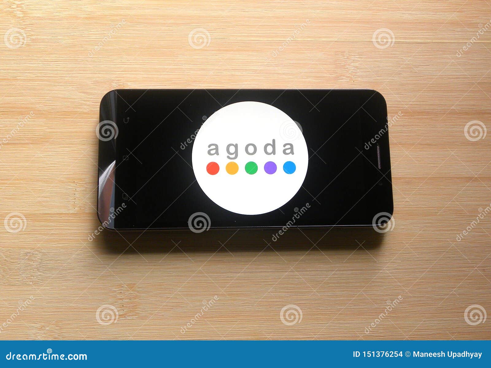 Agoda app editorial stock image. Image of communication - 151376254