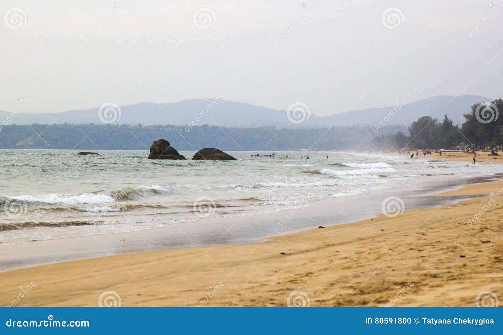 Agonda Beach, South Goa, India Stock Photo - Image of destination, rise ...
