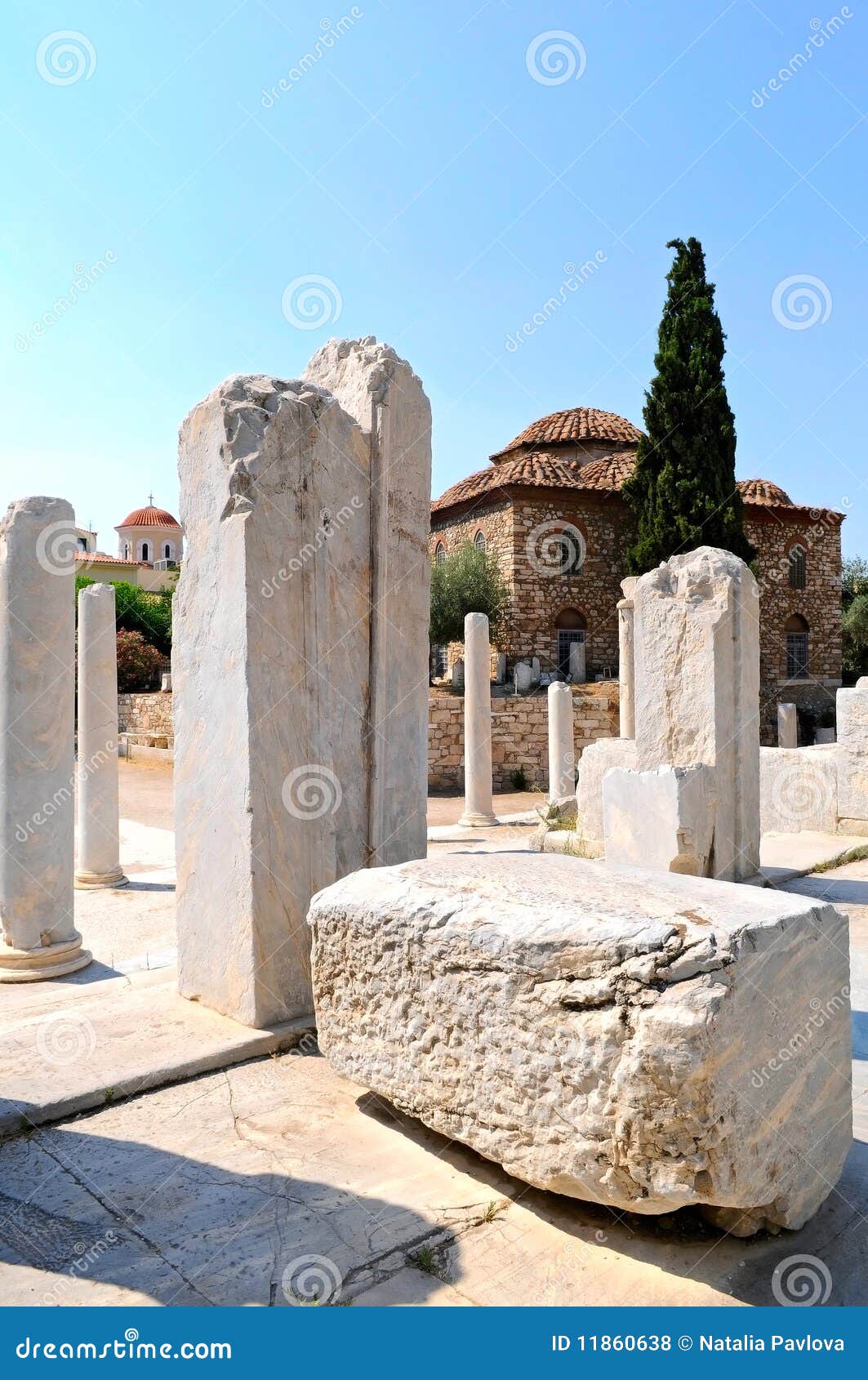 Agora stock photo. Image of religion, ruins, monument - 11860638
