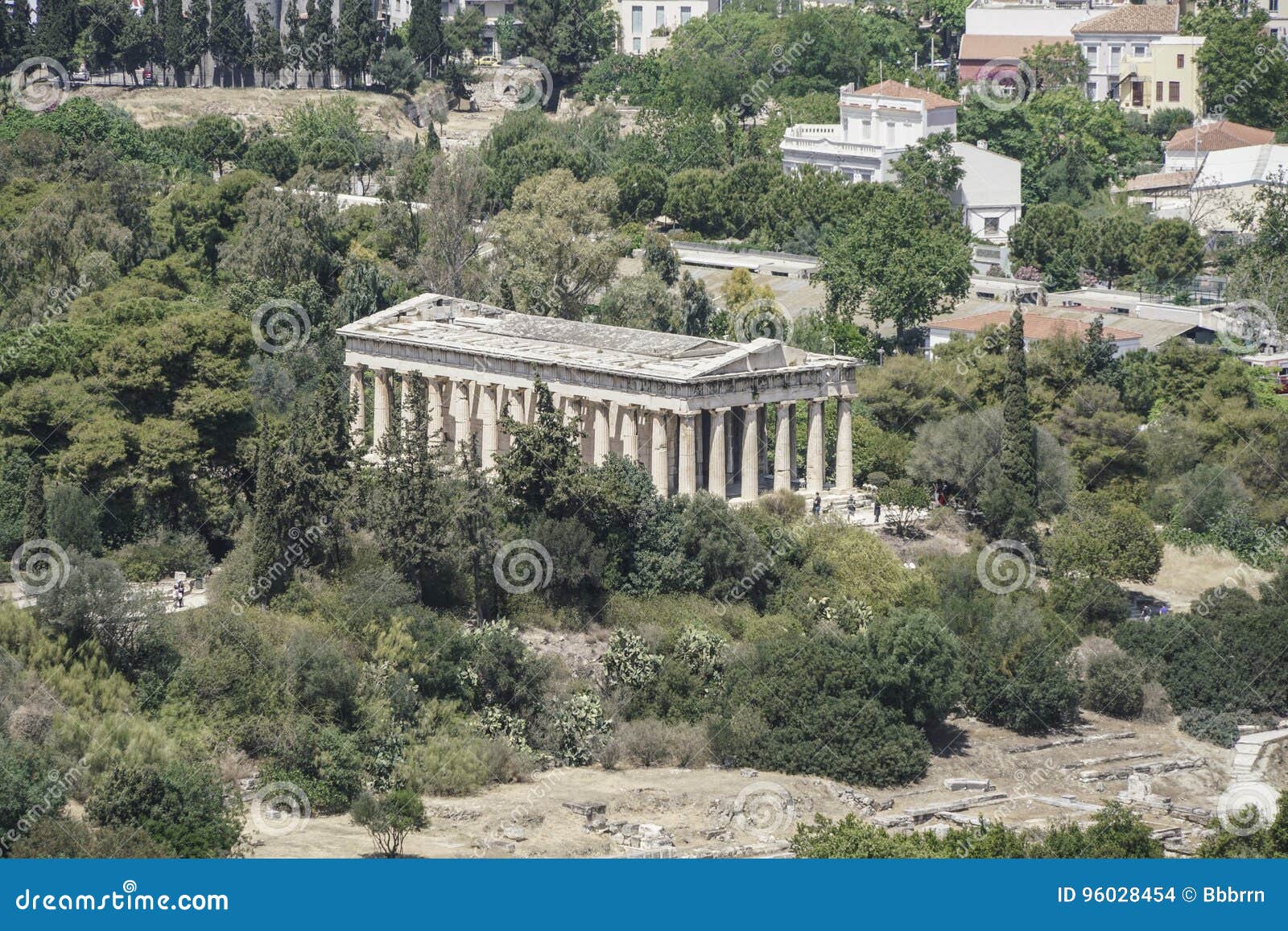 Agora. Temple Of Tyukhe. Antique Theater. Latrina. Columns. Ruin. Side ...