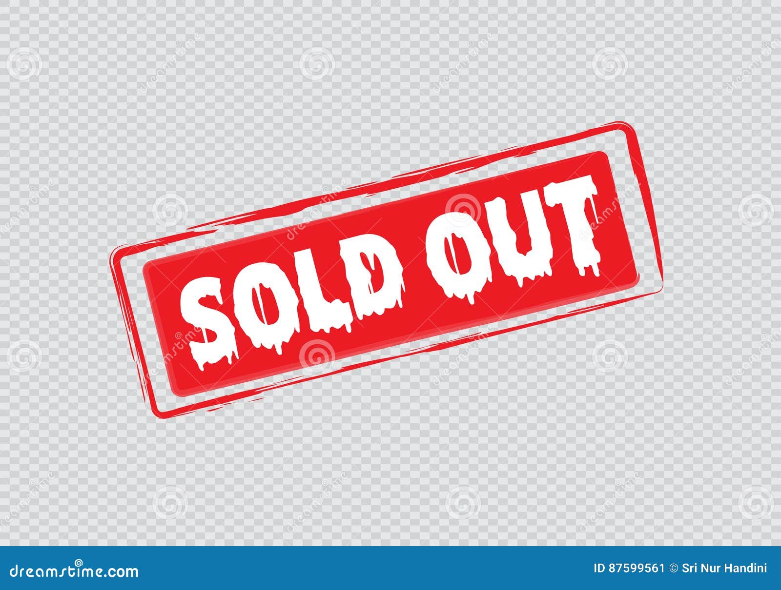 Agotado stock de ilustración. Ilustración de nota, poste - 87599561