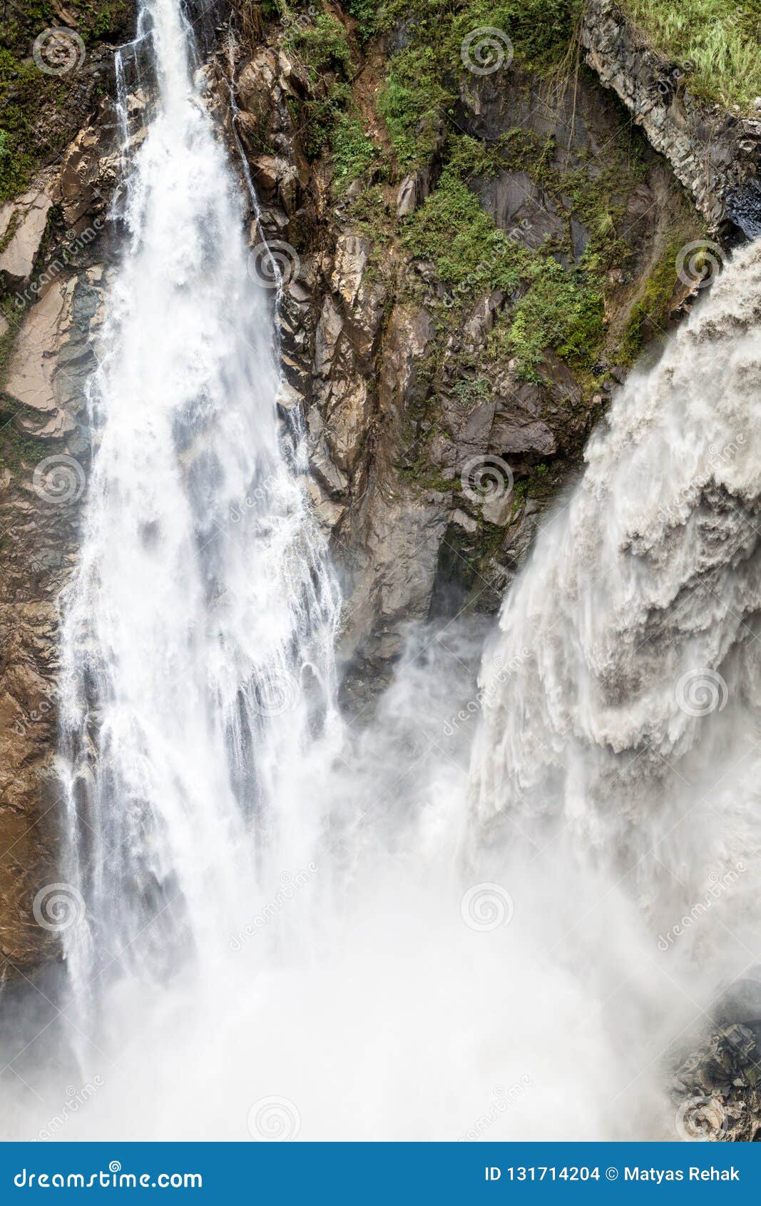 Agoyan falls stock photo. Image of america, agoyan, background - 131714204