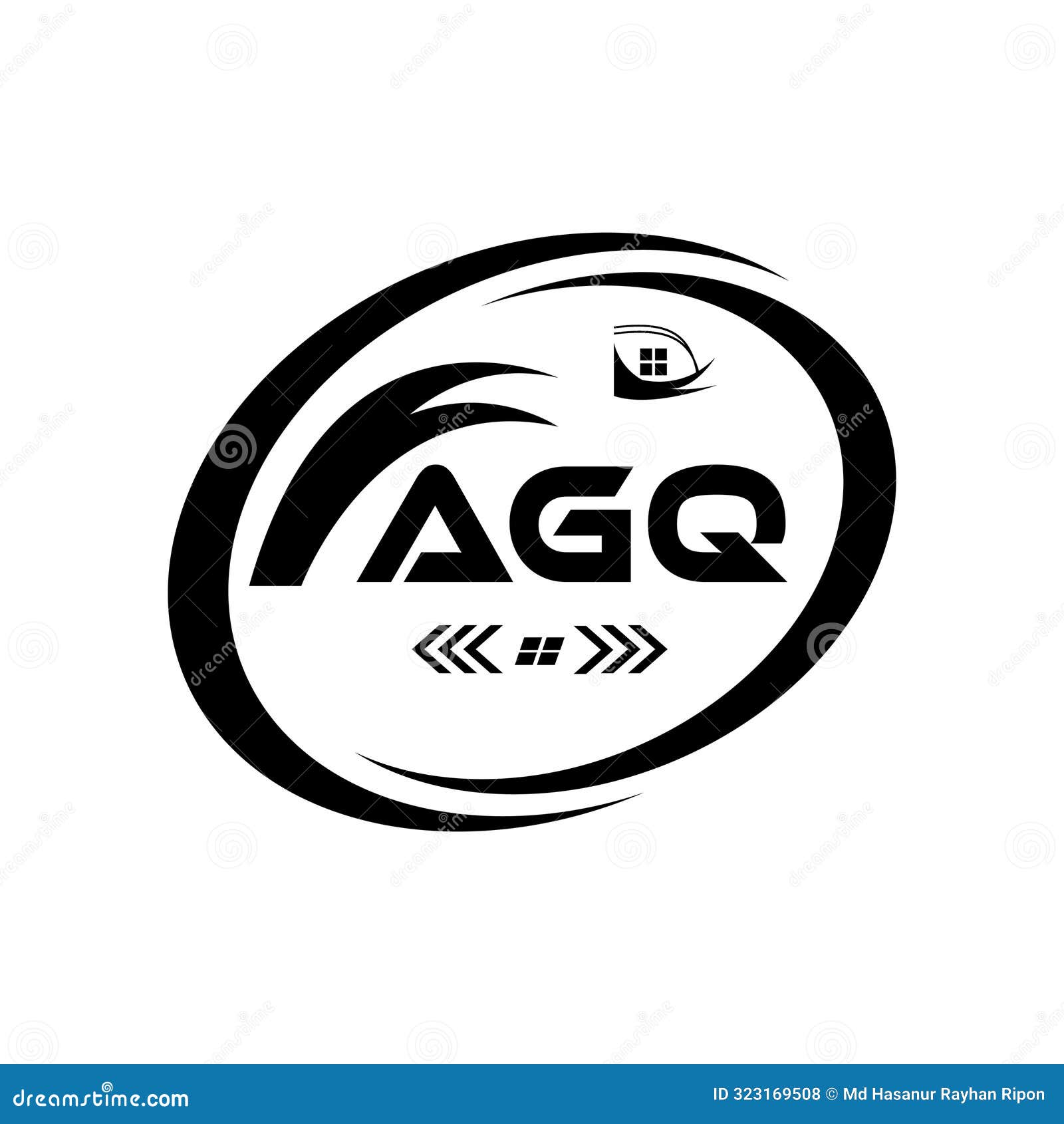 AGQ Letter Logo Design. AGQ Simple and Modern Monogram Logo Stock ...