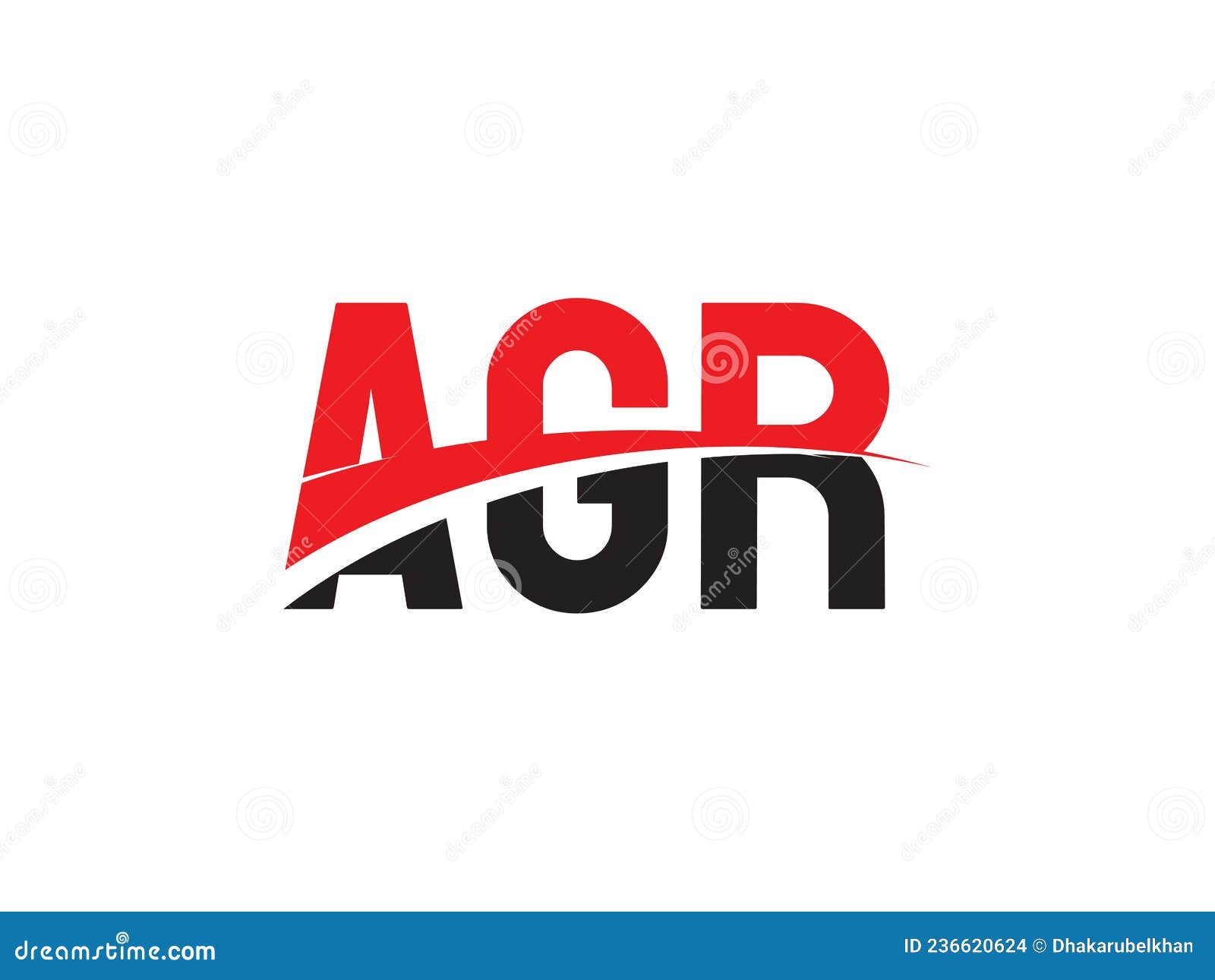 AGR Letter Initial Logo Design Vector Illustration Stock Vector ...