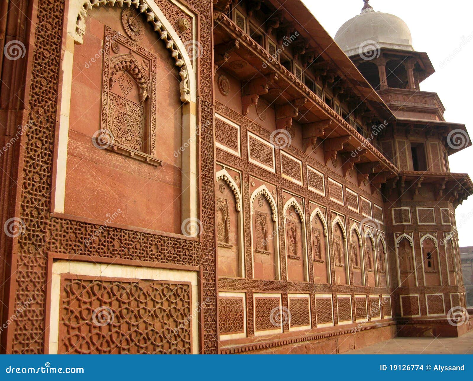 Agra Fort stock photo. Image of construction, sightseeing - 19126774