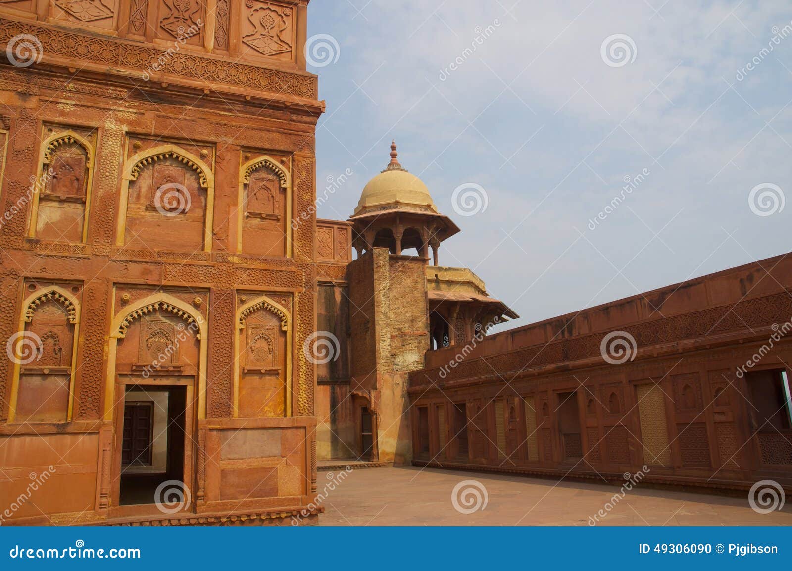 Agra fort stock photo. Image of carving, indian, akbar - 49306090