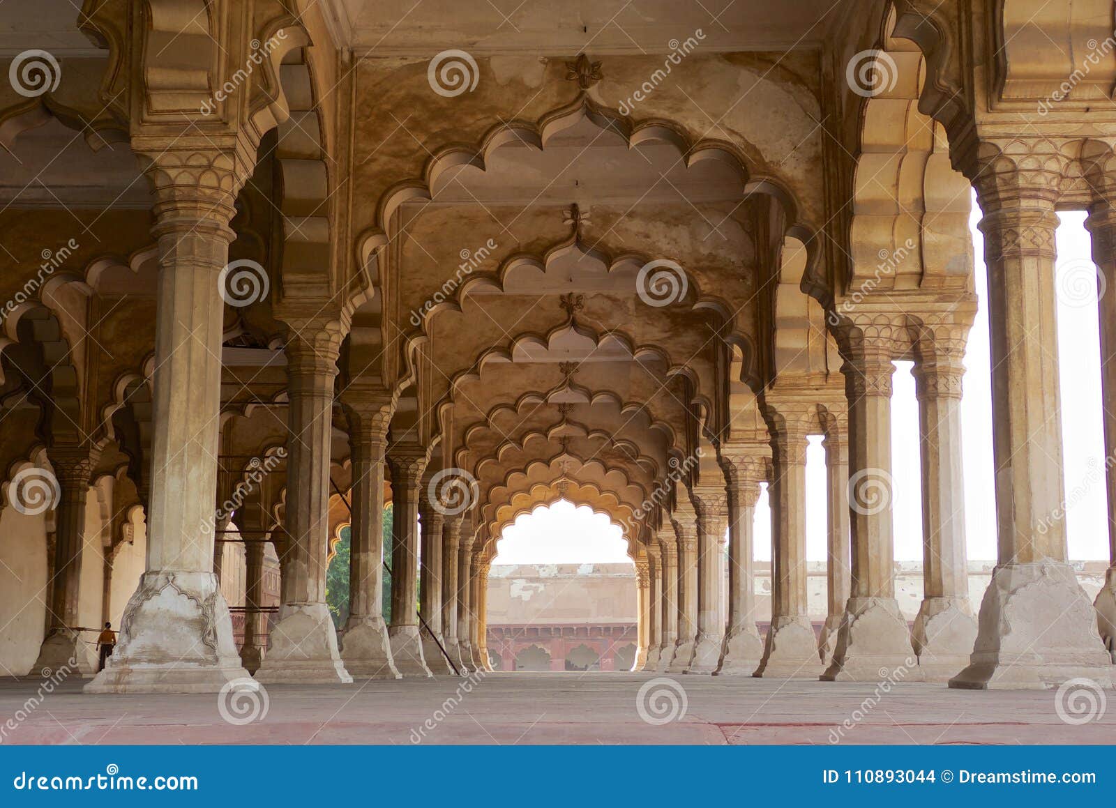 Agra Fort Agra India Sandstone Stock Photo - Image of column, sandstone ...