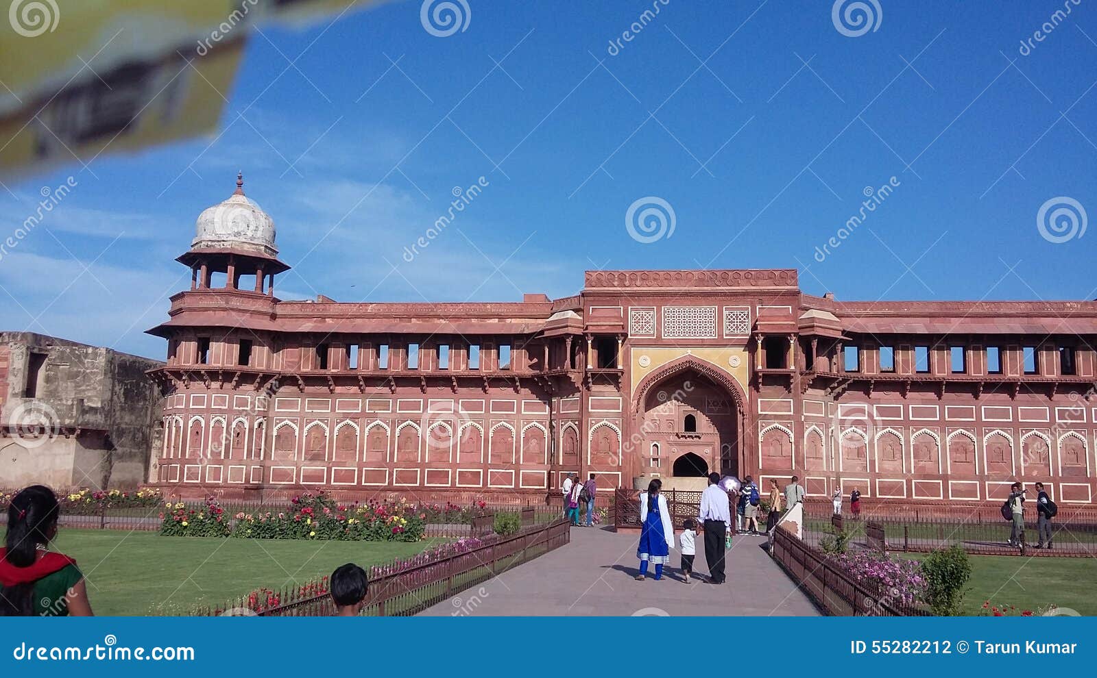 Agra Fort Inside editorial photography. Image of front - 55282212