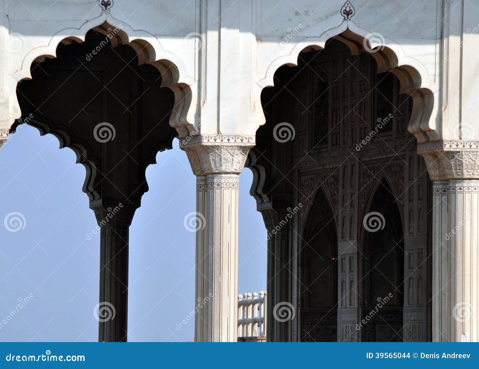 Agra Fort. stock photo. Image of brick, material, gate - 39565044