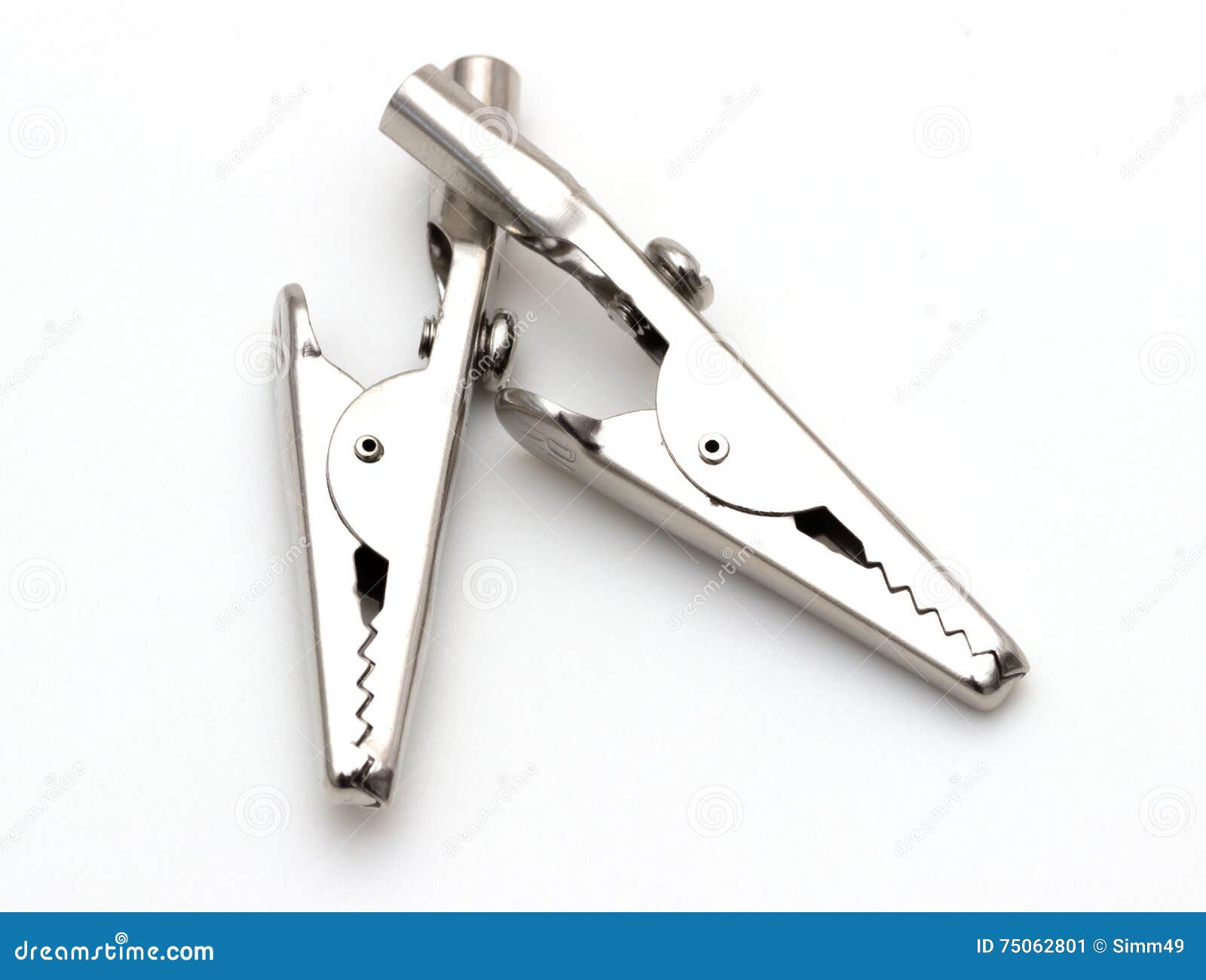 Agrafe d'isolement image stock. Image du agrafe, outil - 75062801