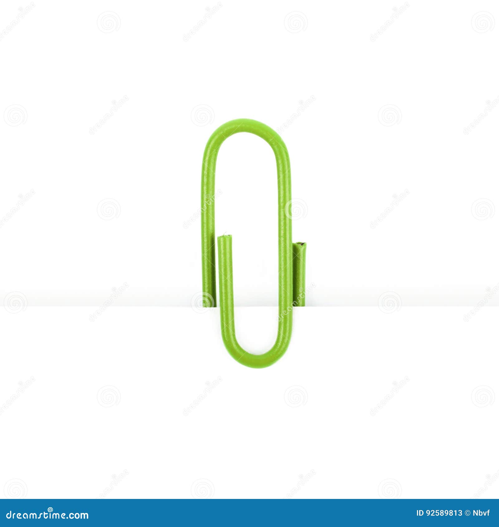 Agrafe Simple De Bureau D'isolement Image stock - Image du remarque ...