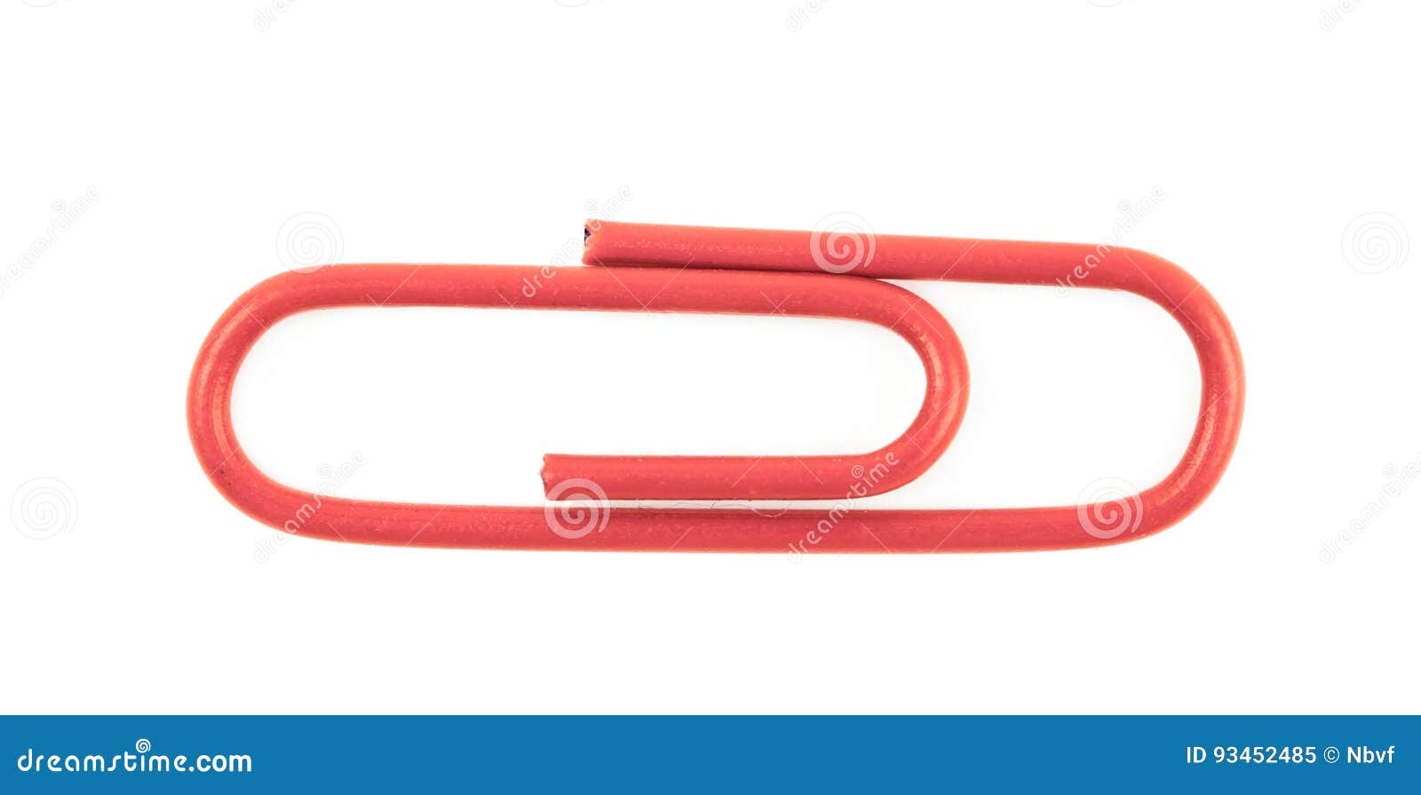 Agrafe Simple De Bureau D'isolement Image stock - Image du papier, fond ...