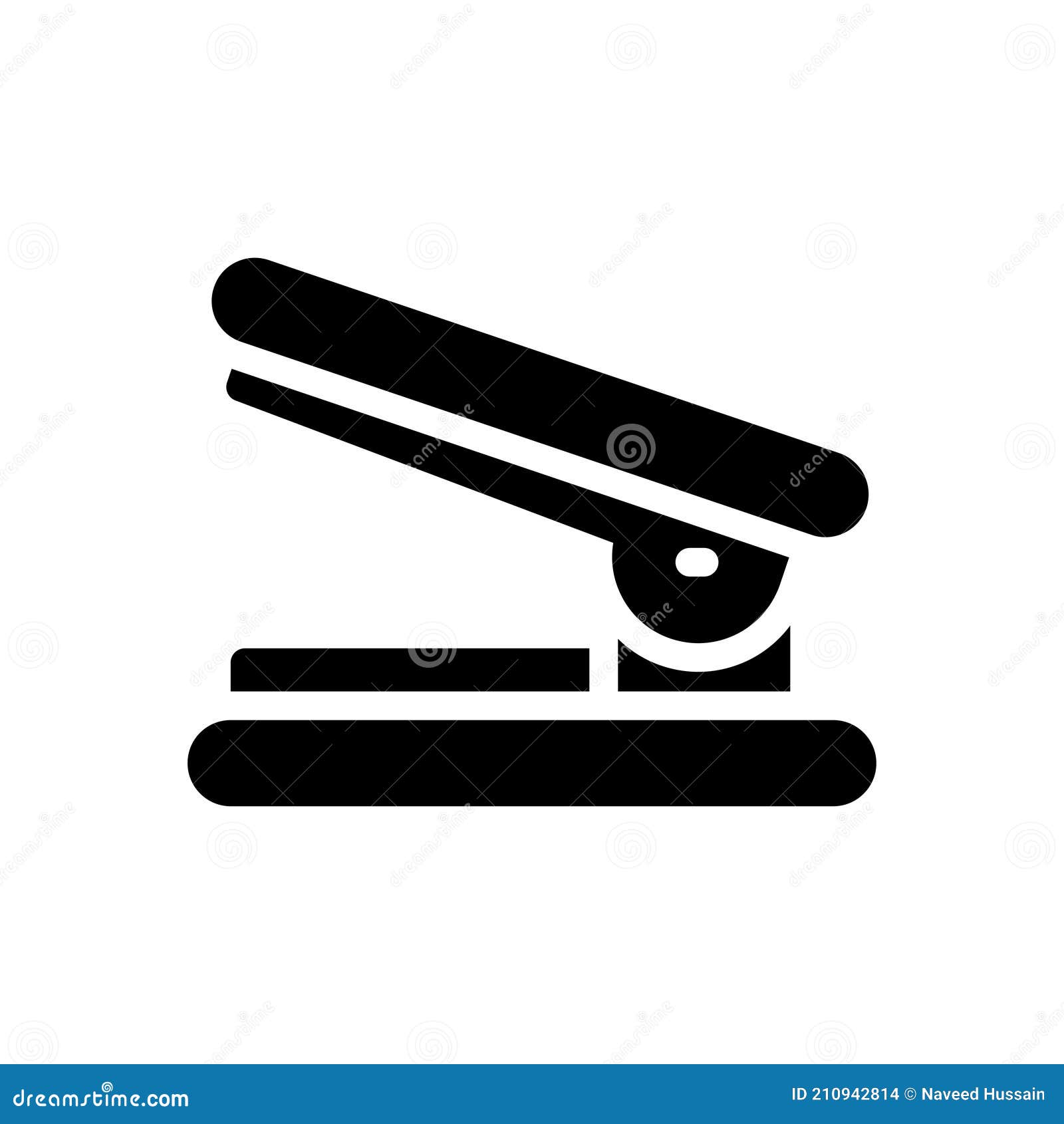 Agrafeuse illustration de vecteur. Illustration du symbole - 210942814