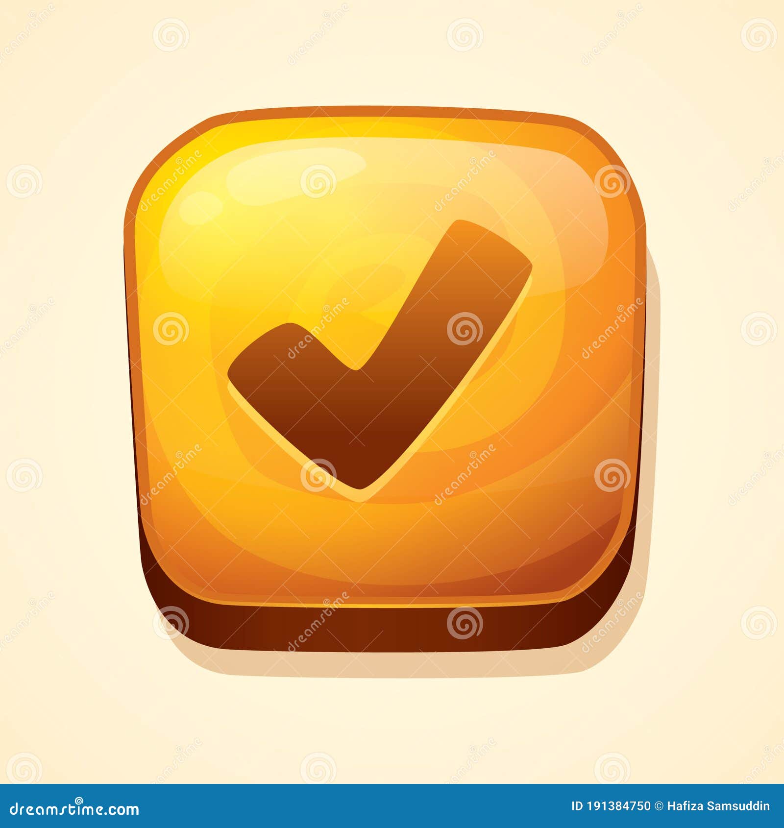 Agree Button. Vector Illustration Decorative Design Stock Vector ...