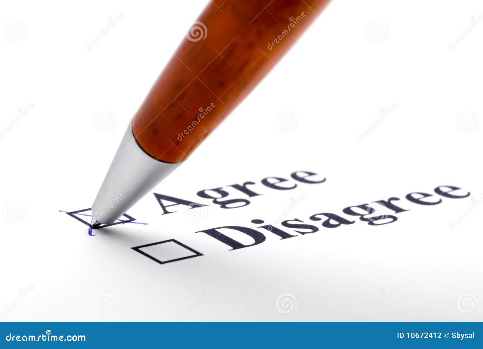 Agree Check box stock photo. Image of question, agree - 10672412